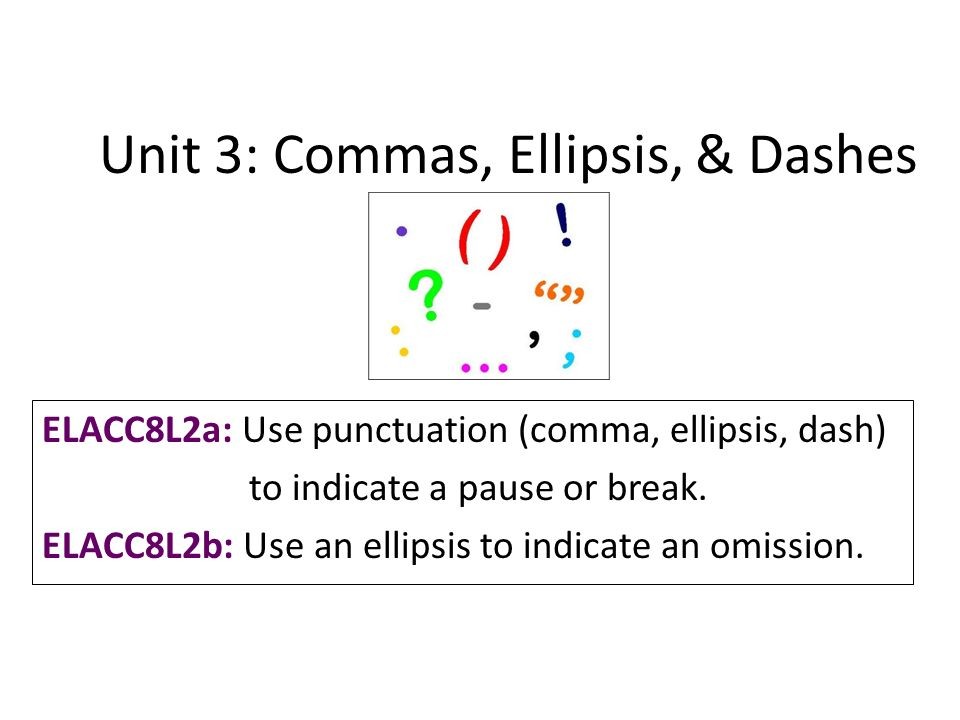Introduction – Commas, Ellipsis, & Dashes – Wikiful